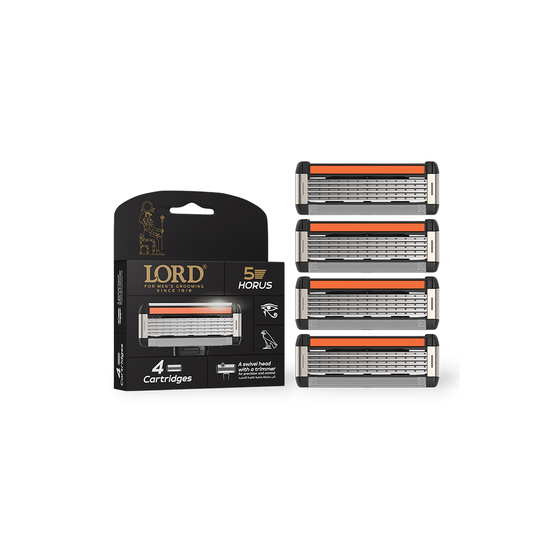 Lord Horus 5 Blade Razor Refill Pack - For Him – Beauty Bounty